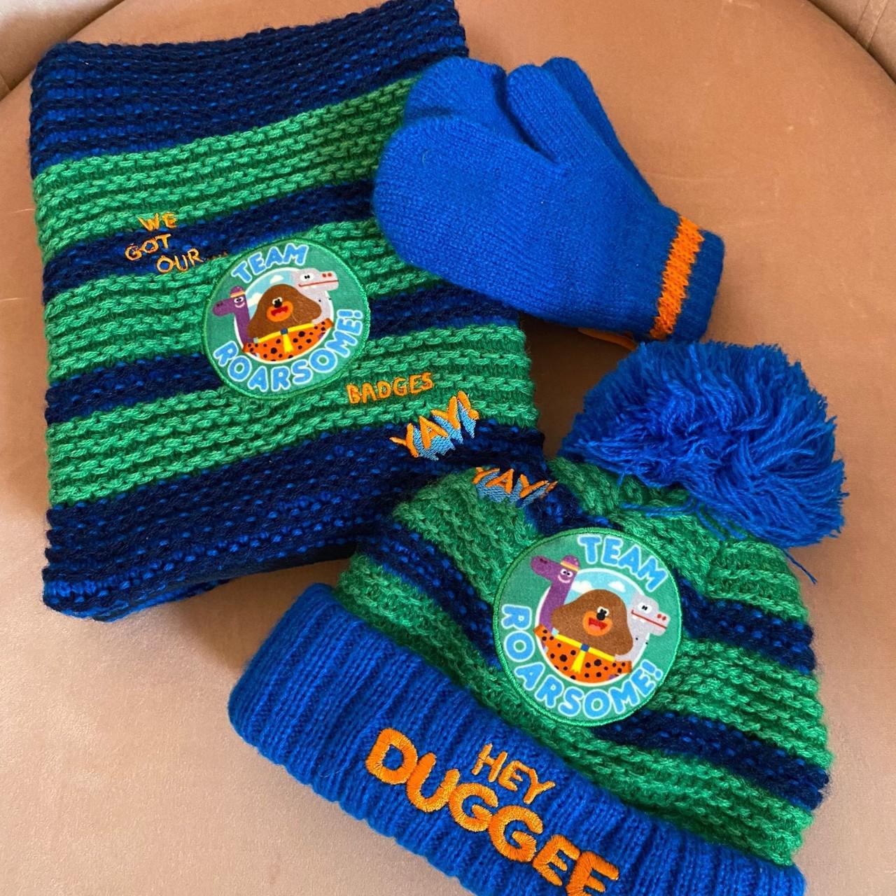 Hey Duggee scarf hat and glove set. 1-2 years.... - Depop
