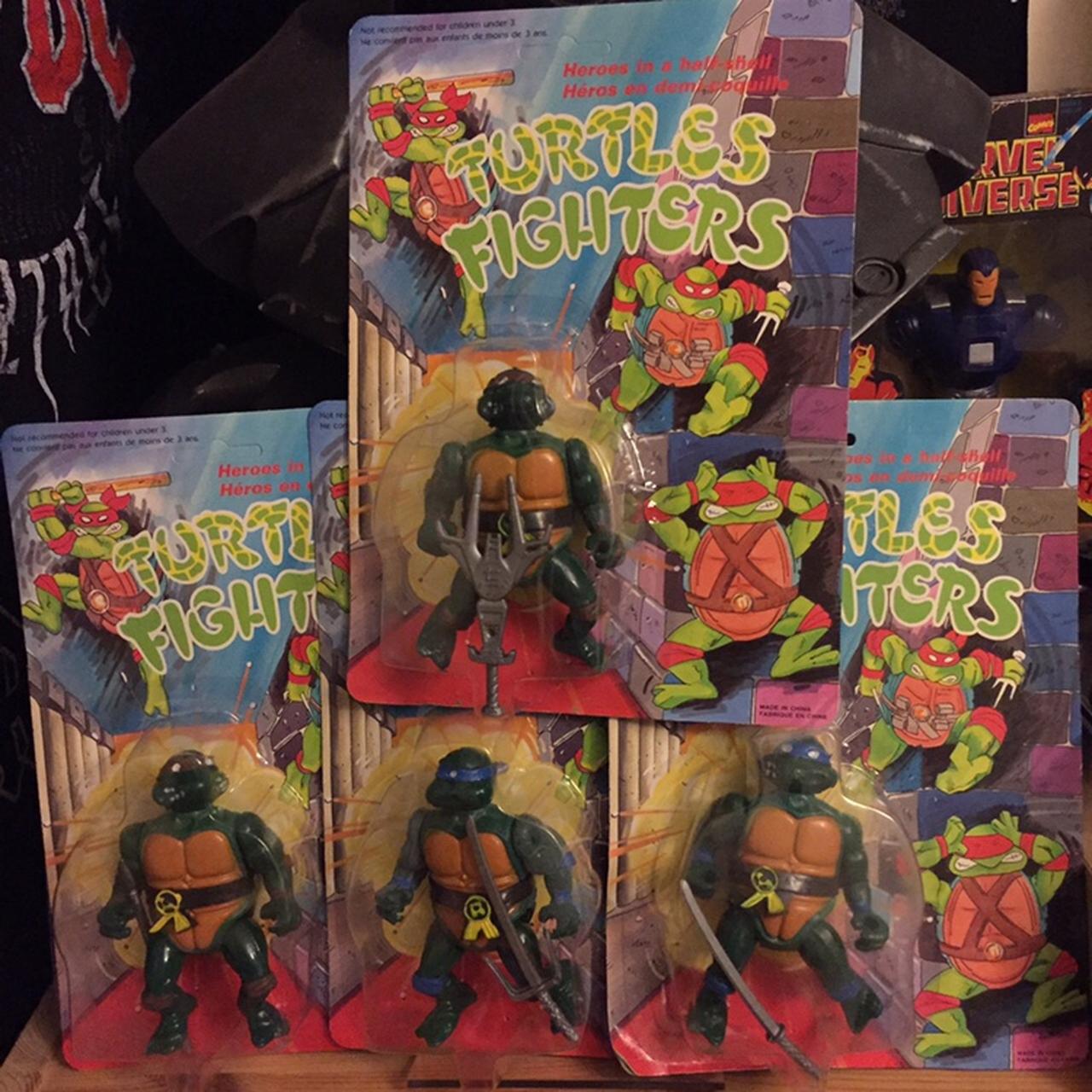 Four Bootleg Teenage mutant ninja turtles ‘Turtle... - Depop