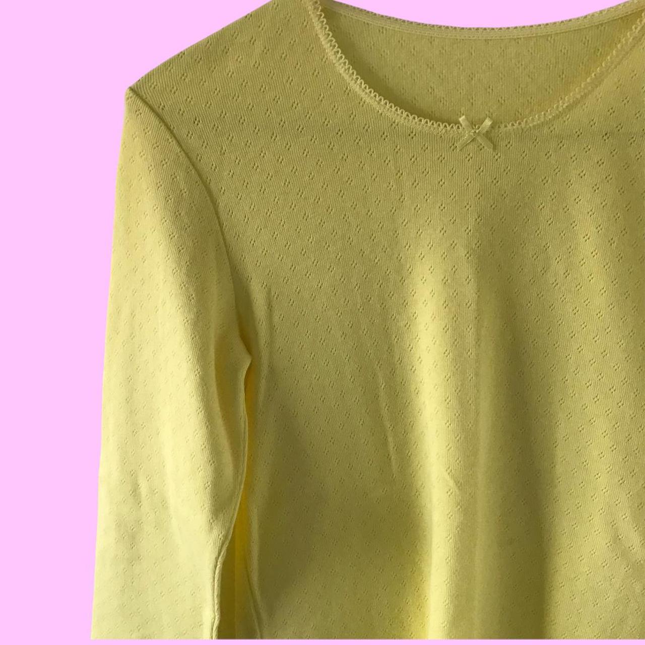 Vintage yellow knitted jumper. DETAILS: • From the... - Depop