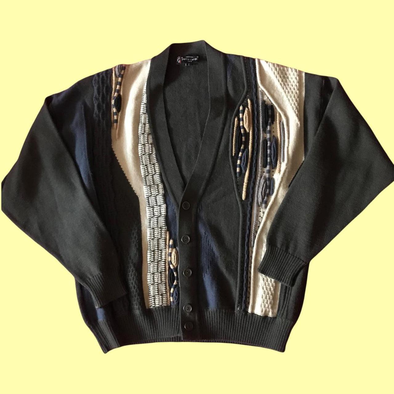 Vintage funky knit cardigan. DETAILS: • From the... - Depop