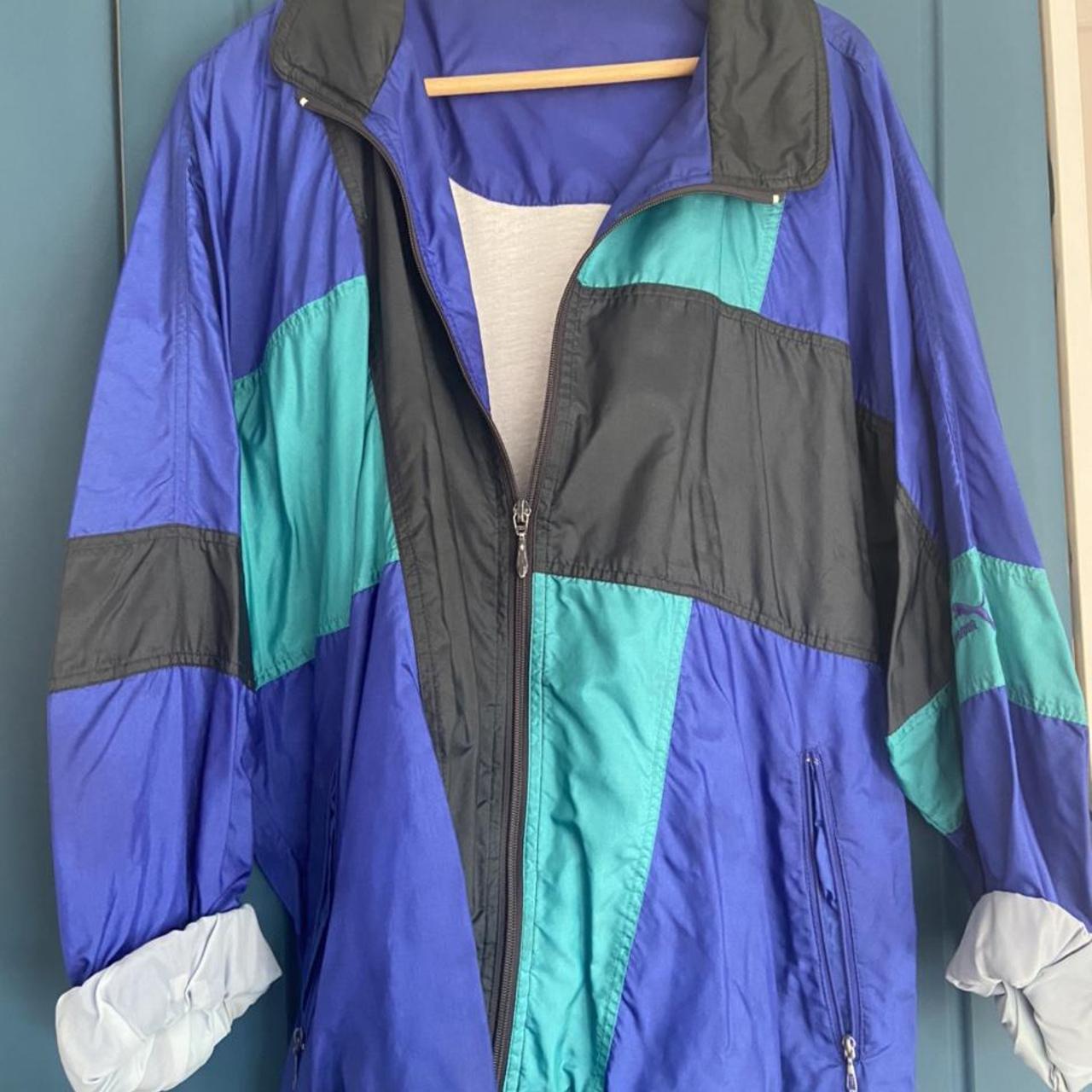 Puma // shell jacket // oversized #puma... - Depop