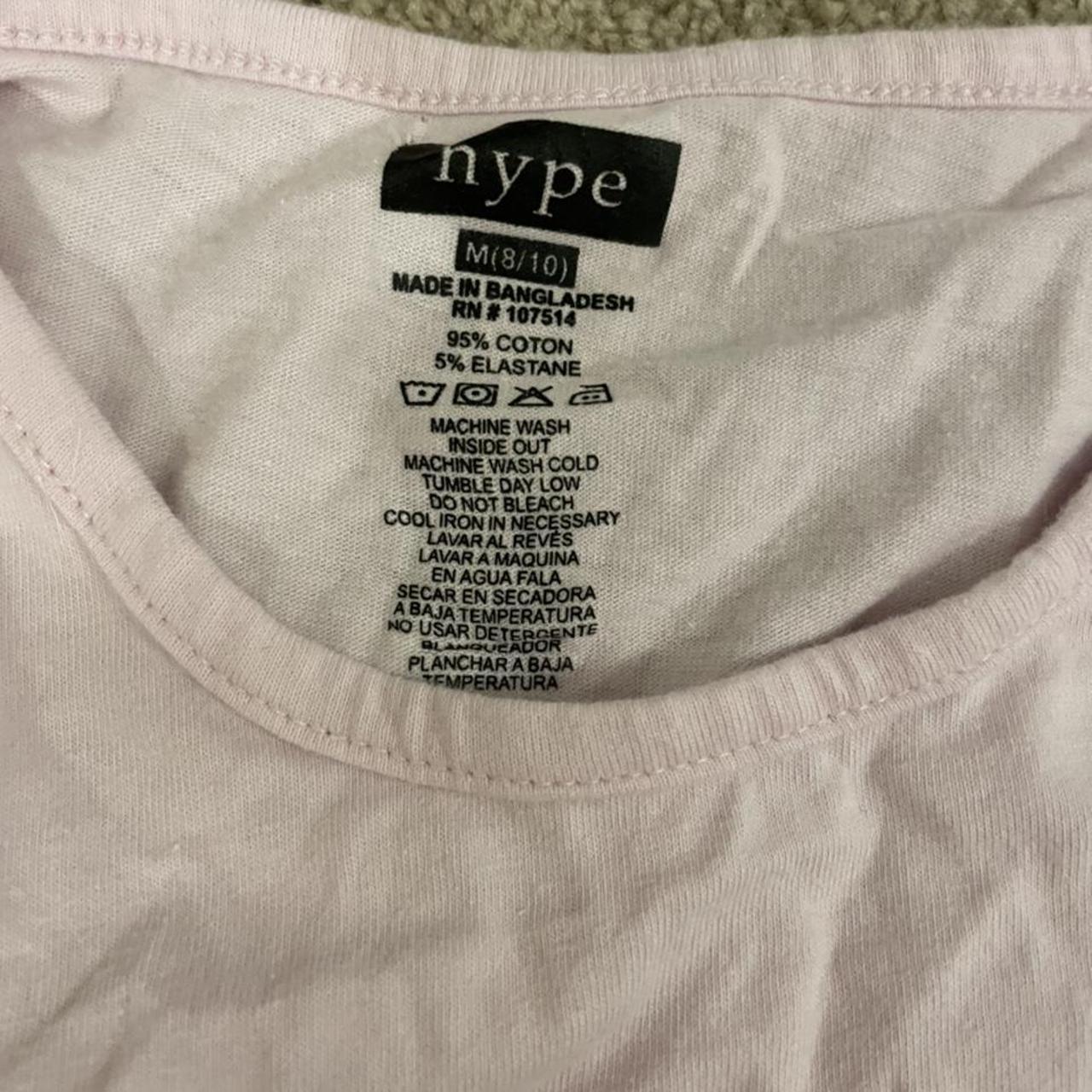 Hype Women's Pink Crop-top | Depop