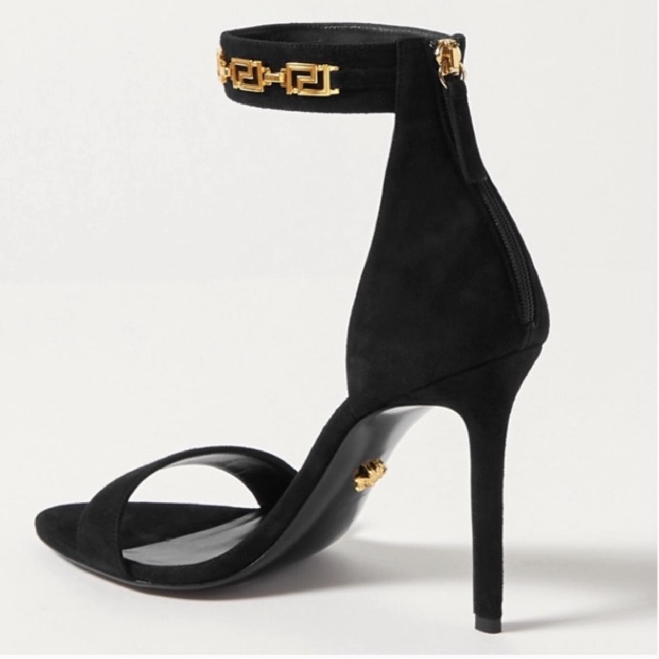 SOLD‼️ SOLD‼️ SOLD‼️ VERSACE EMBELLISHED HEELS Versace... - Depop