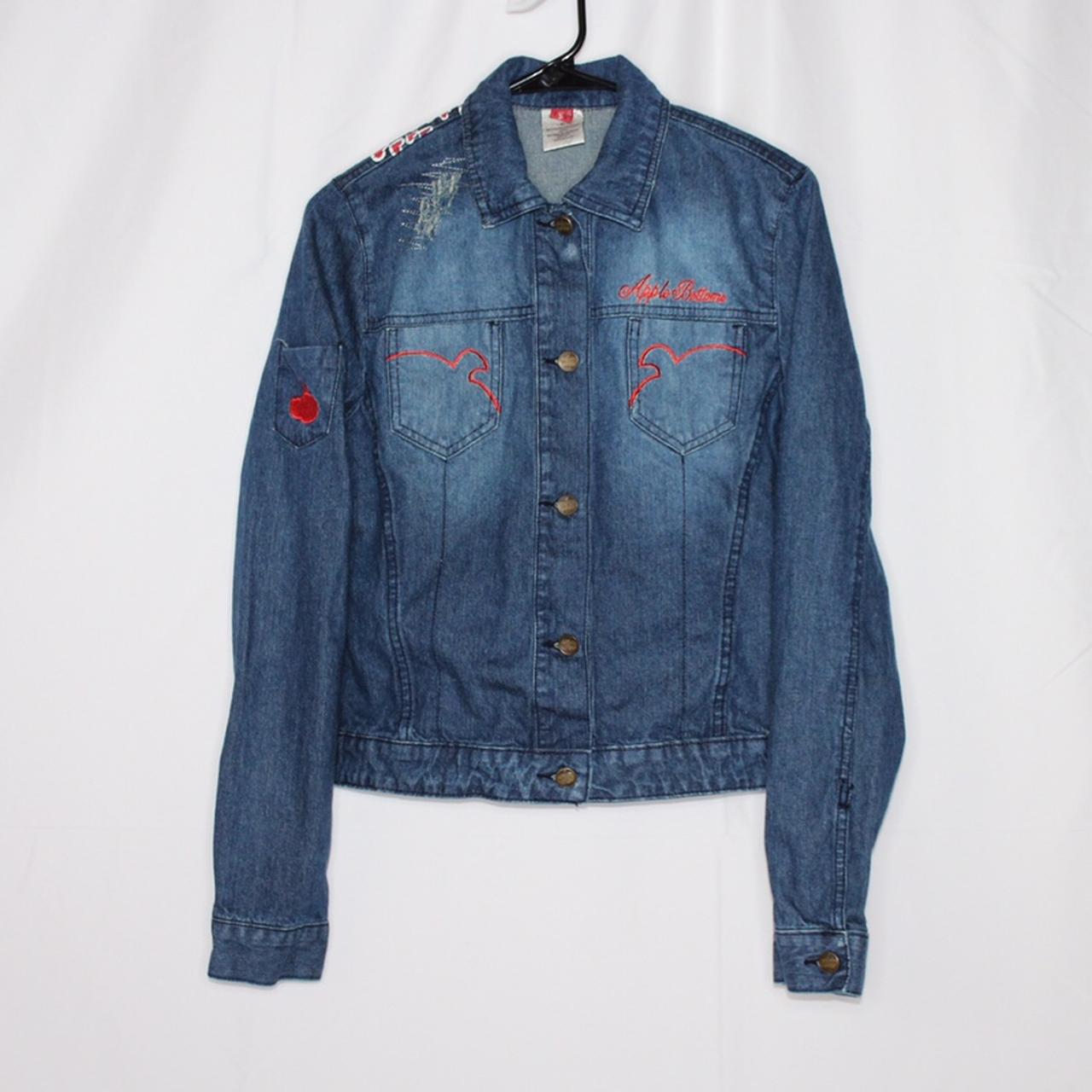 Apple bottoms denim jacket Minor stains (see last... - Depop