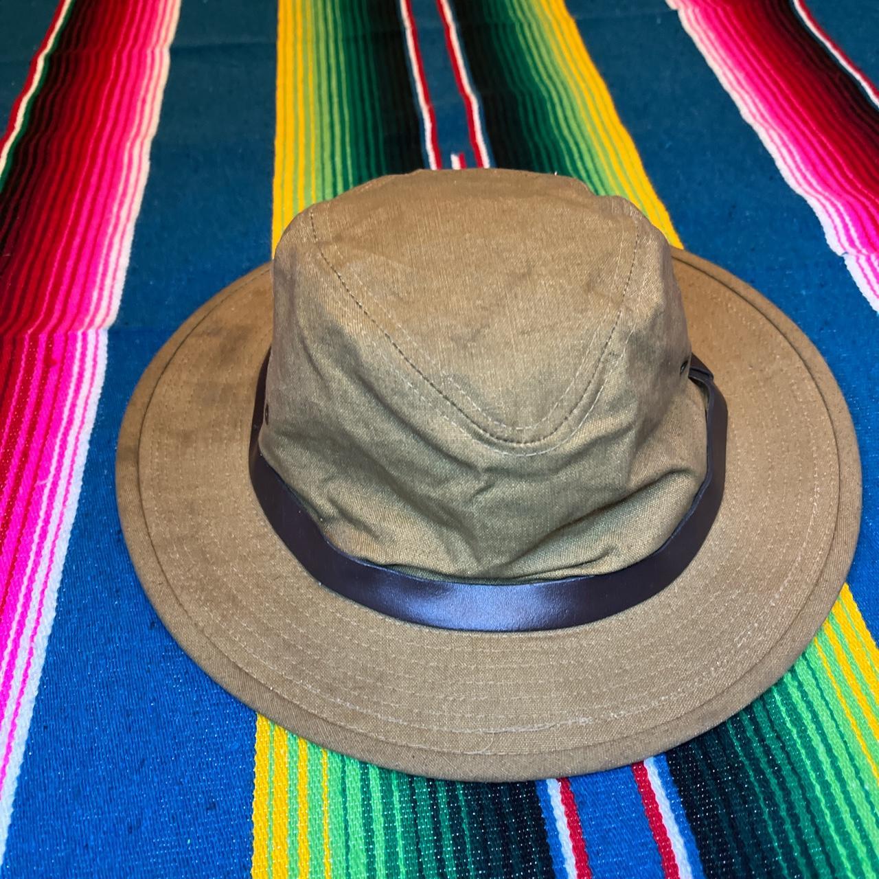 Vintage 80s Filson Tin Cloth bucket hat great... - Depop