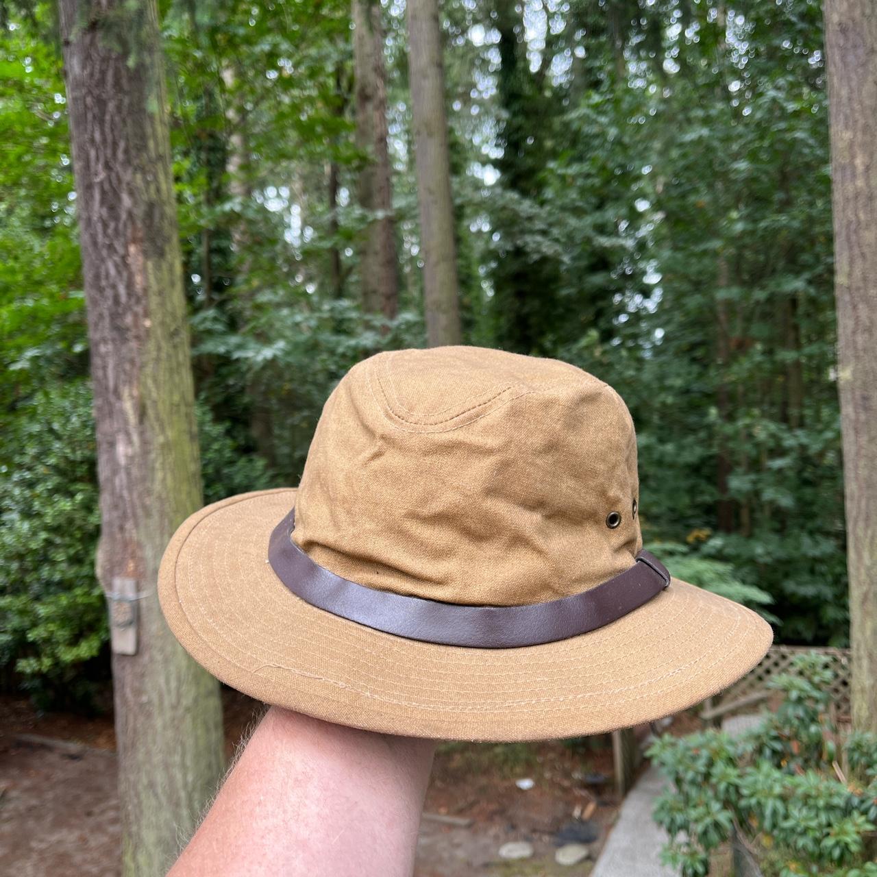 Vintage 80s Filson Tin Cloth bucket hat great... - Depop