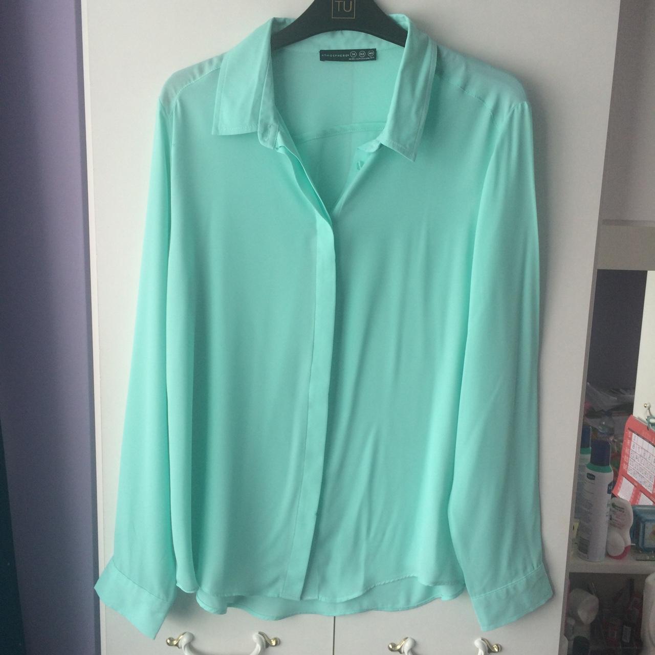 PRIMARK mint green shirt. - 10/10 condition, only... - Depop