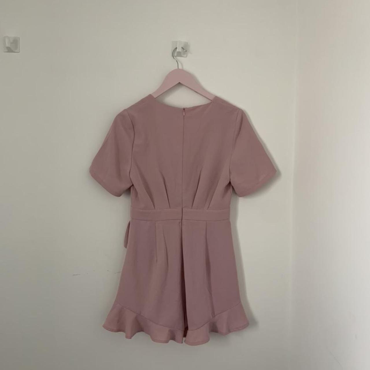 Missguided Pink Playsuit - Depop