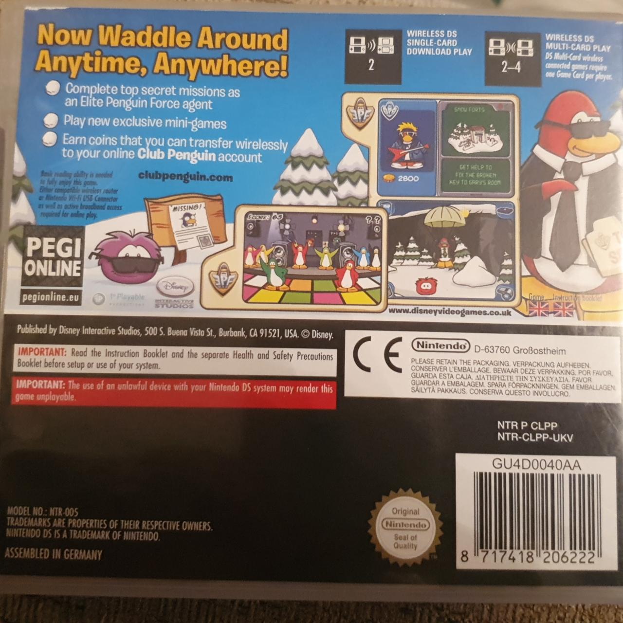 Club penguin elite penguin force DS game - perfect... - Depop