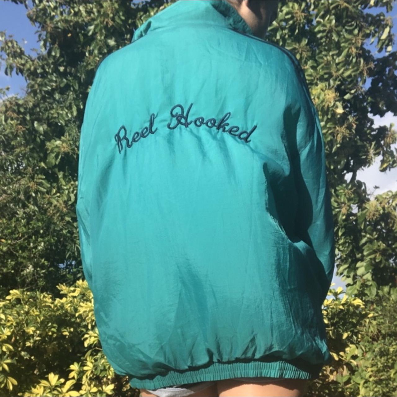 Cute little minty green windbreaker, got it at a... - Depop