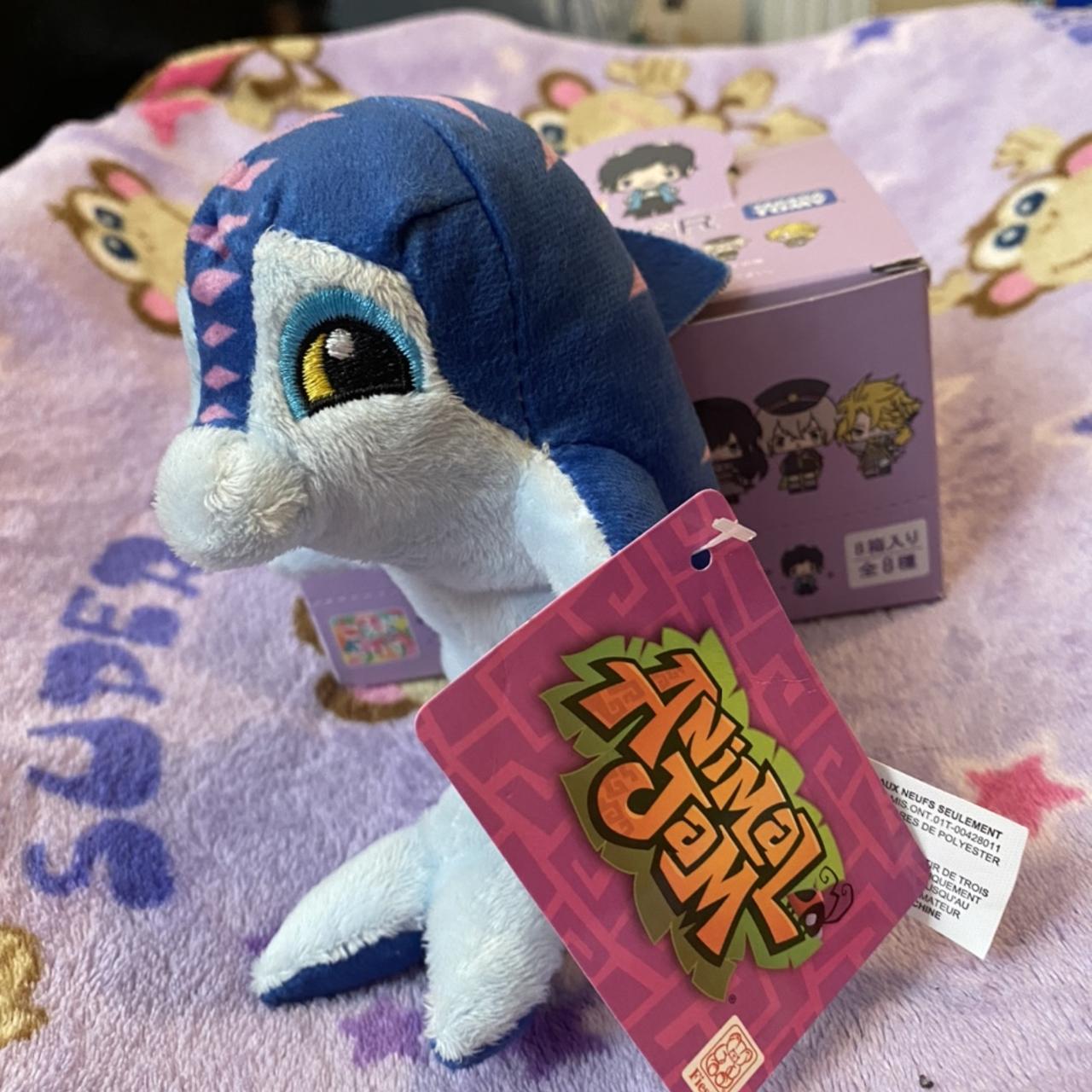 Fiesta brand Animal Jam 6” Blue Dolphin Plush. 2016... - Depop