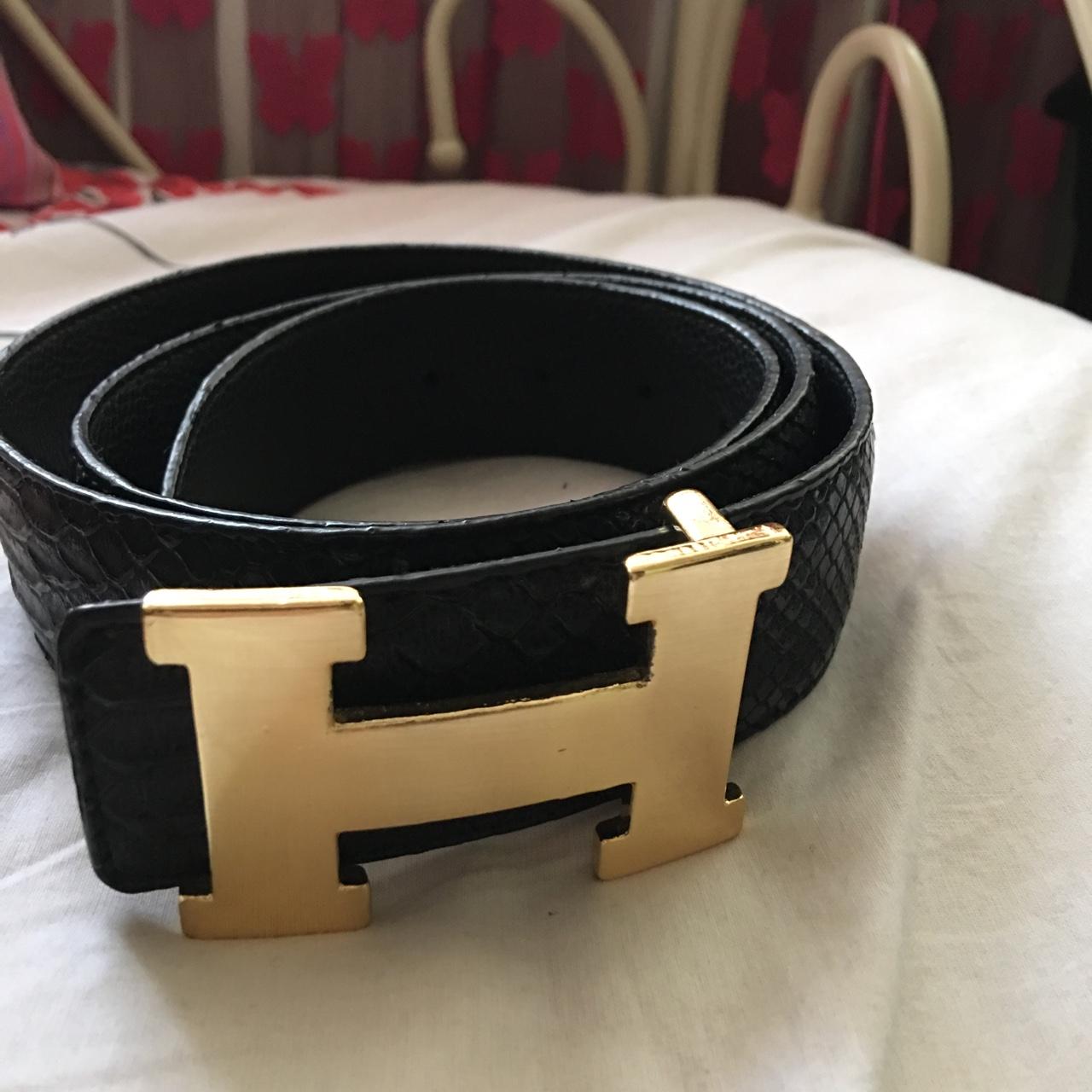 Hermes slangenleer riem 1:1 • alle maten •... - Depop