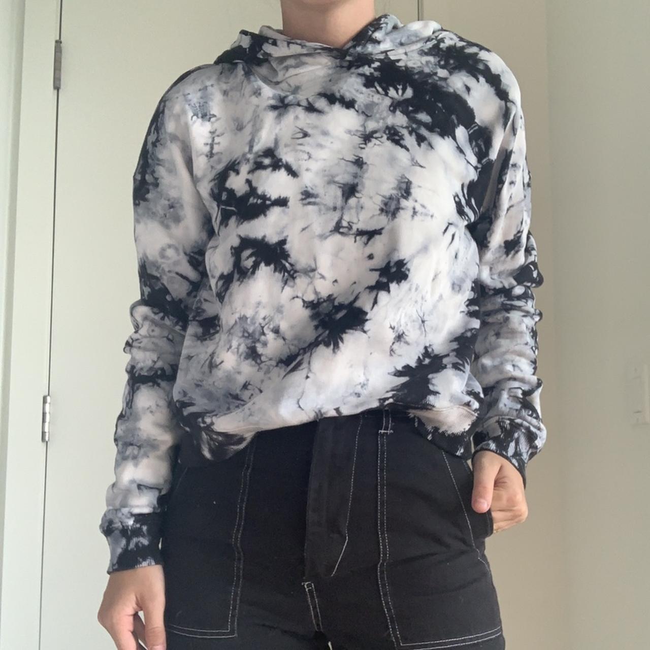 Allsaints Sasha Tye Dye Hoodie in Chalk White! Only... - Depop