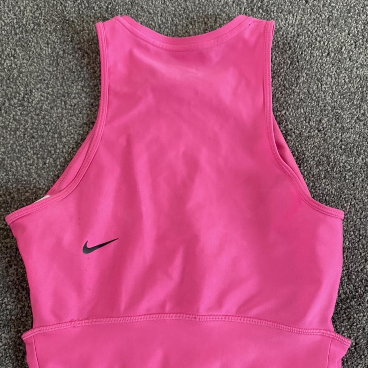 Nike tech pack pink top. Worn once for photo shoot... - Depop