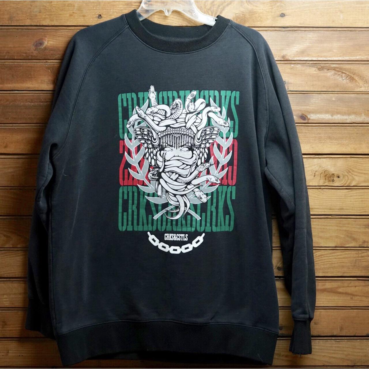 Crooks and castles sweatshirt - Depop