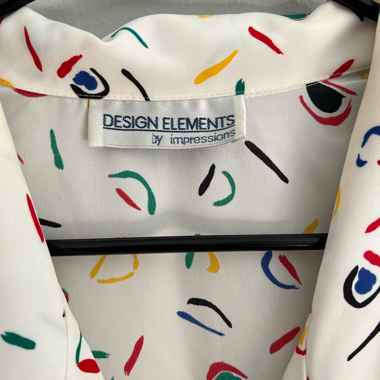 Vintage Crazy Print Button Up! Zero tags - I believe... - Depop