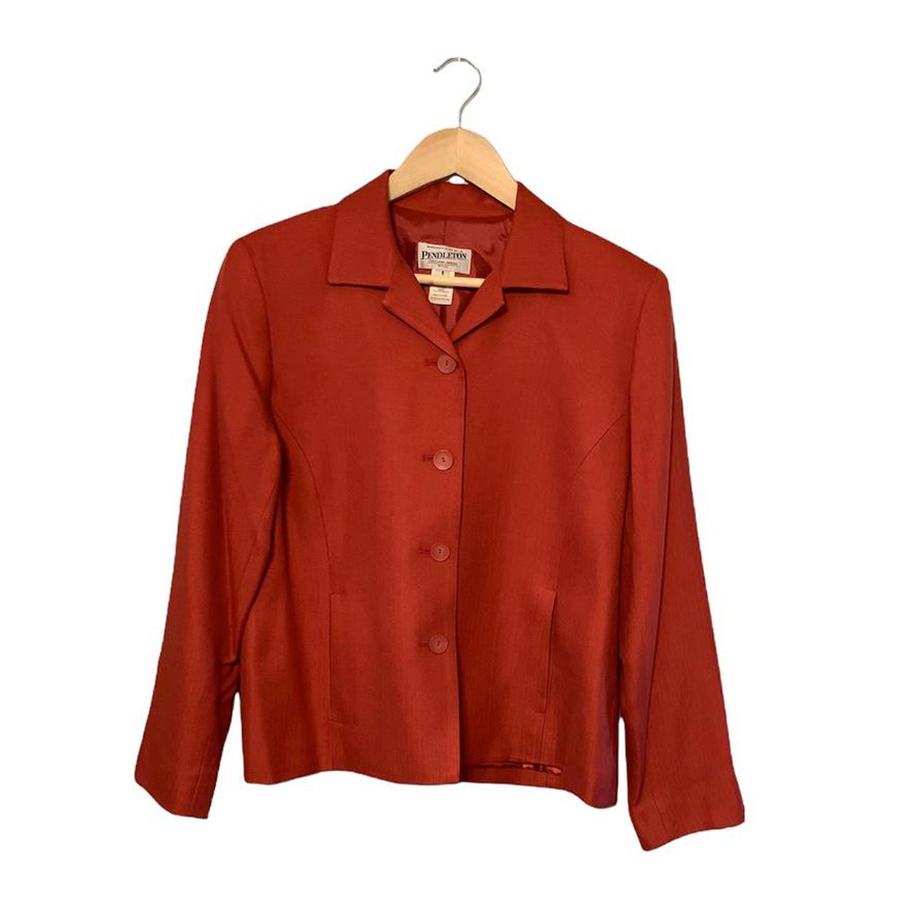 Pendleton Women's Orange Jacket | Depop