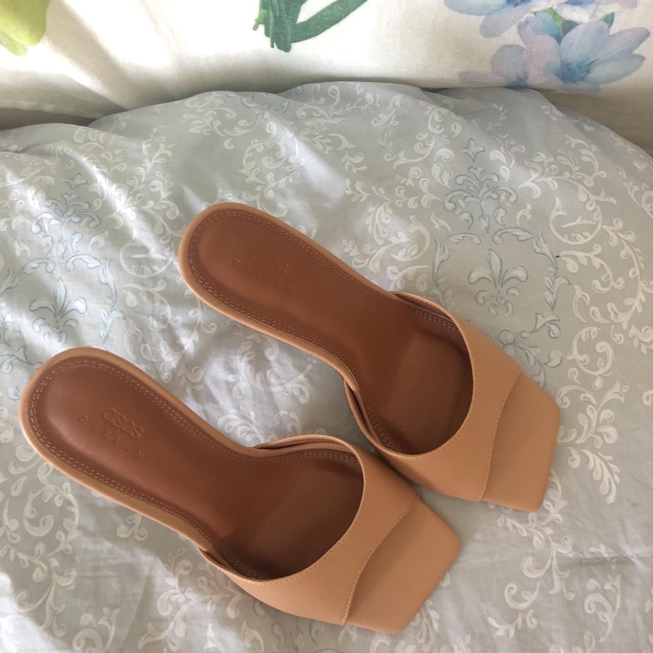 Stunning ASOS slide on heels. Never worn due to... - Depop