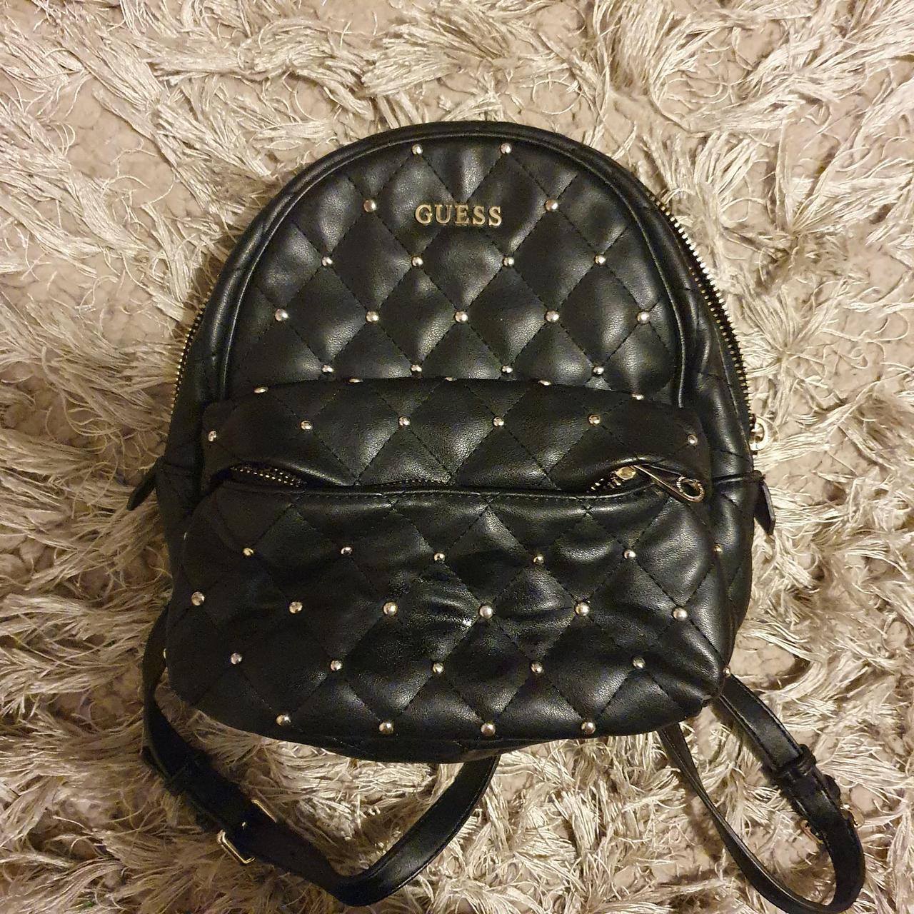 Genuine black Guess mini backpack Good condition... - Depop