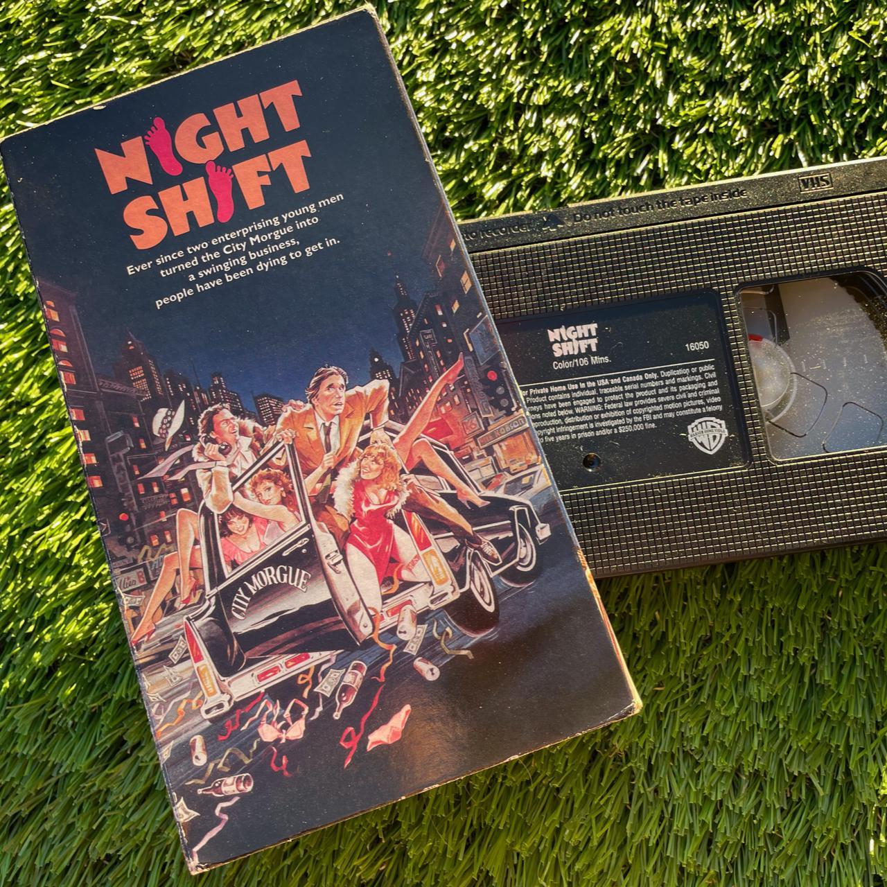 Night Shift VHS Tape #vintage #movie #vhs... - Depop