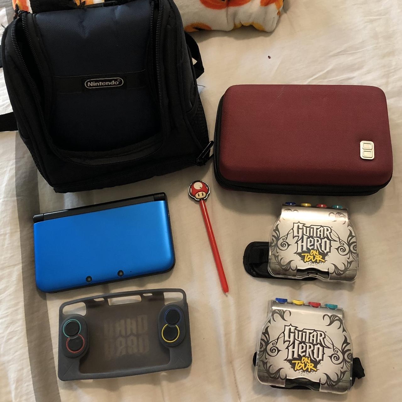 3Ds SOLD -mario mushroom pen -maroon protective case... | Depop