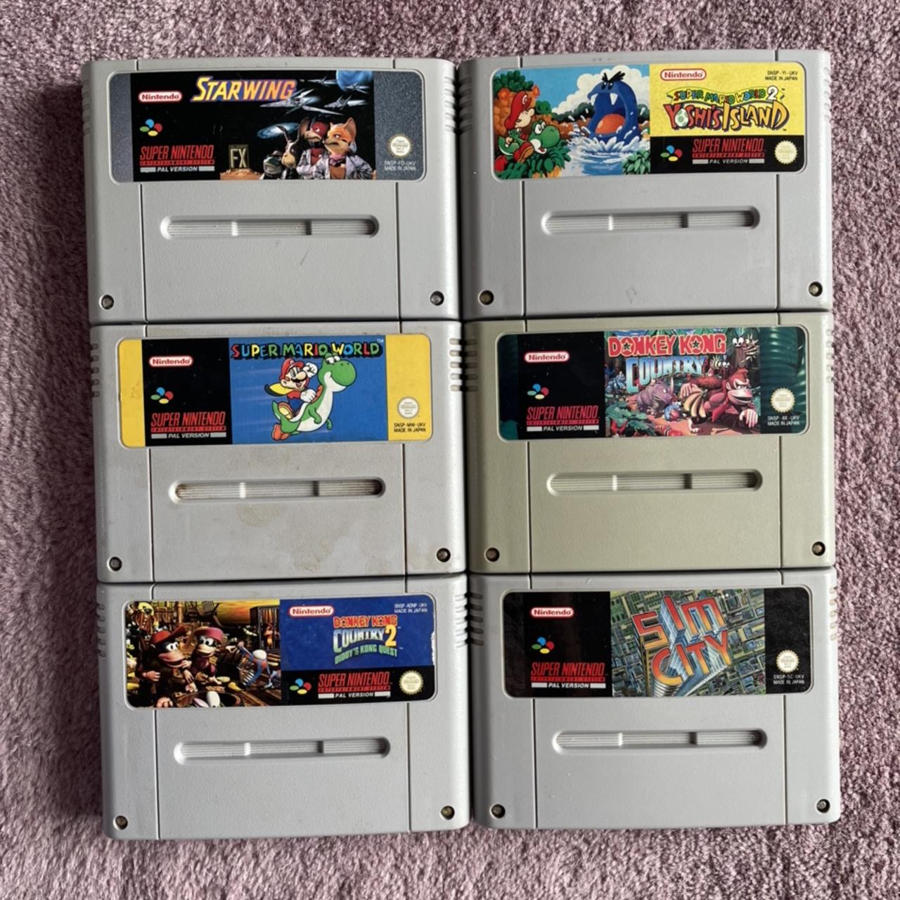 Assorted SNES games. All were working at last test,... - Depop