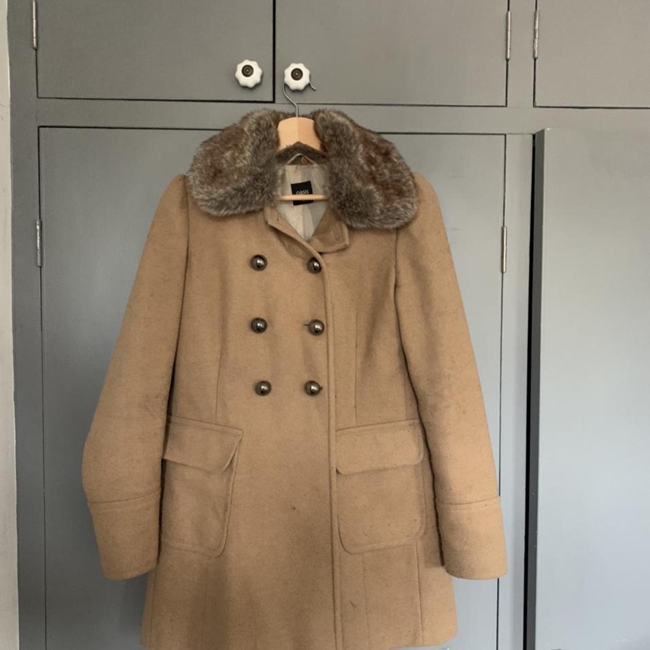 OASIS coat (don’t know name of style) button front... - Depop