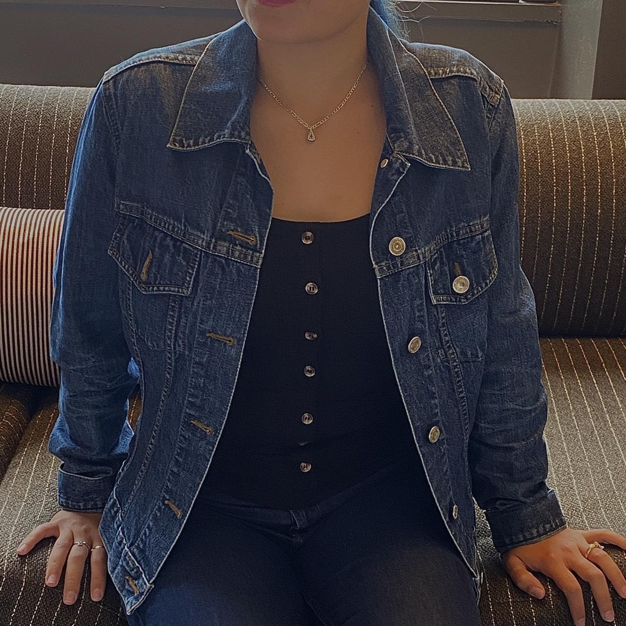 🦋🦋🦋 This awesome OASIS Denim Jacket... - Depop