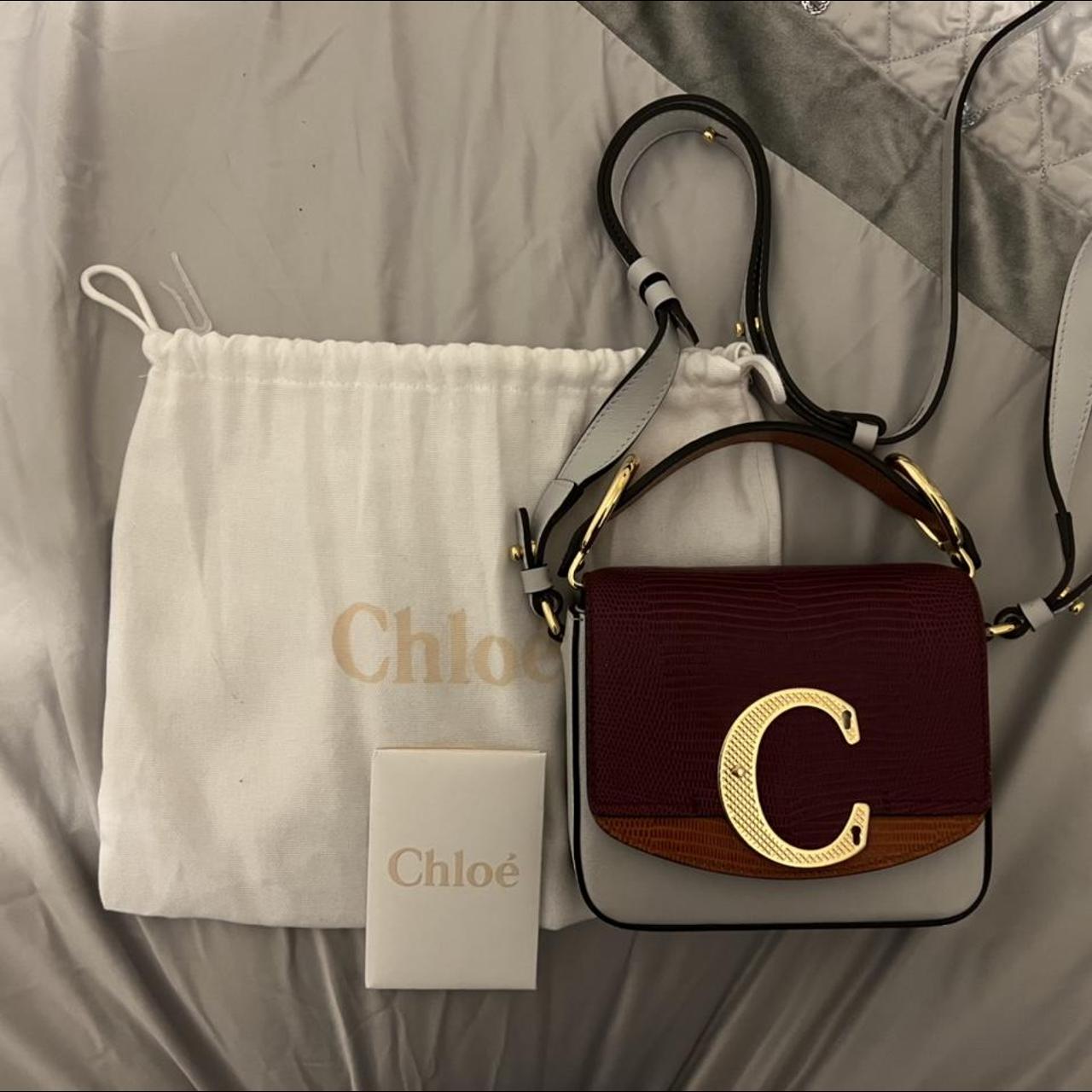 Real Chloe mini C handbag With authenticity... - Depop