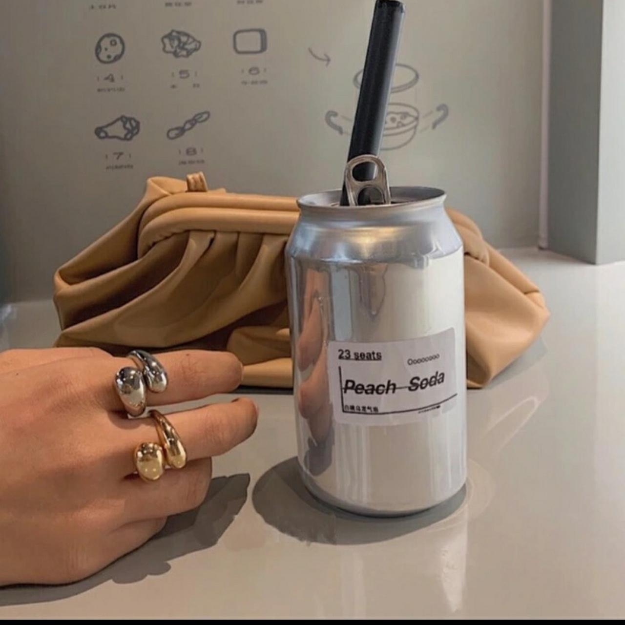 Really cool chunky silver twist dome style ring.... - Depop