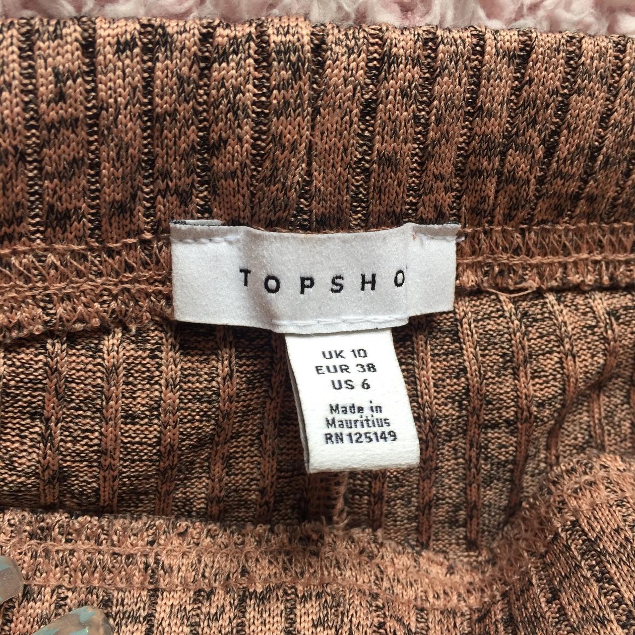 Topshop ribbed flares Burned orange colour? Super... - Depop