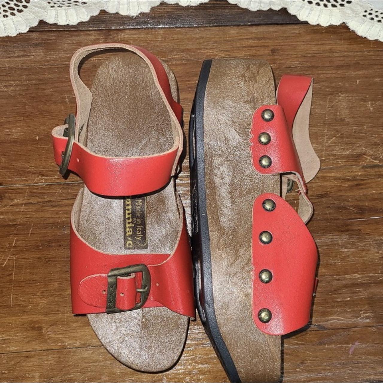 Vintage Pop Wheels platform sandals Size 5... - Depop
