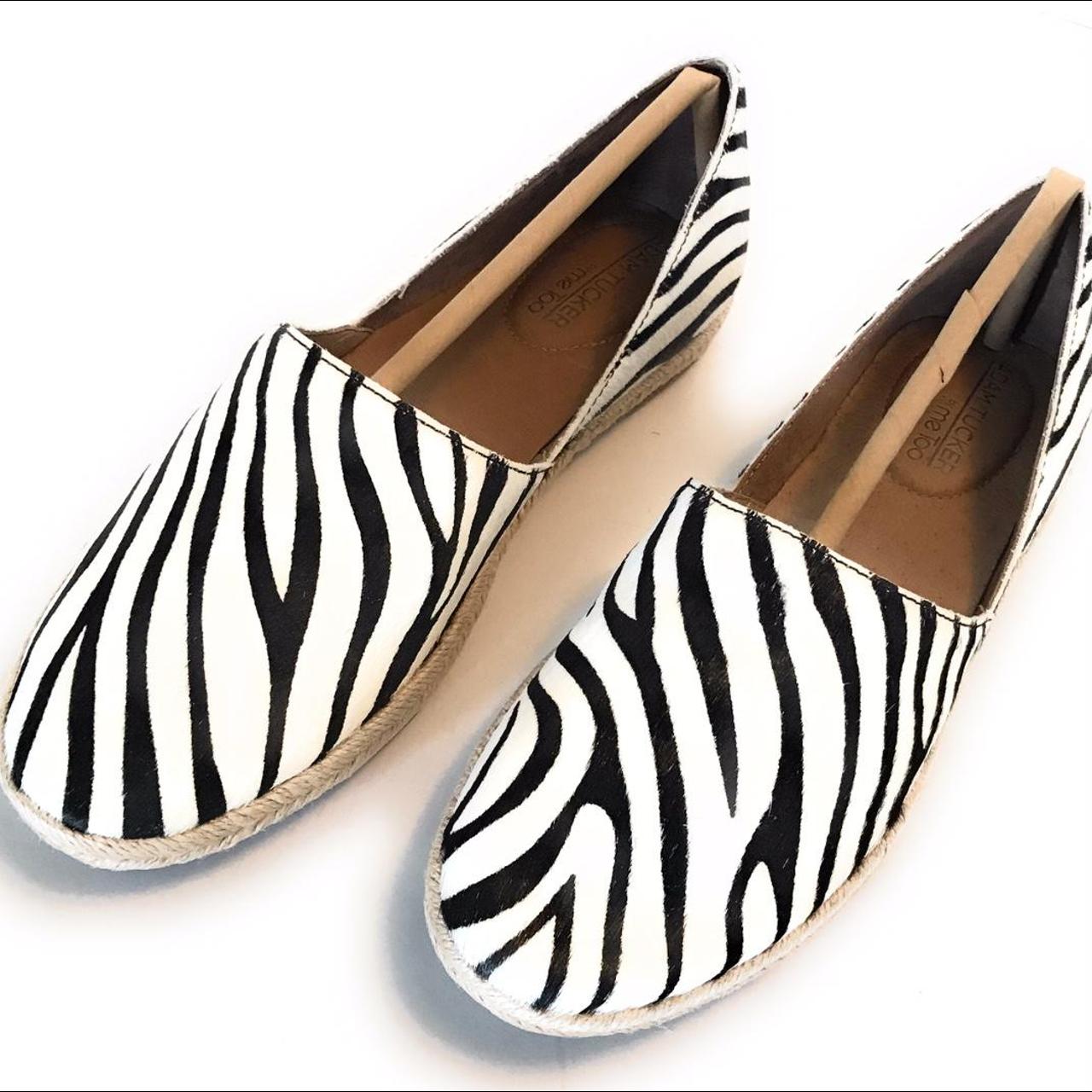 Adam Tucker sunny9, Sz 7M, Zebra, White And Black.... - Depop