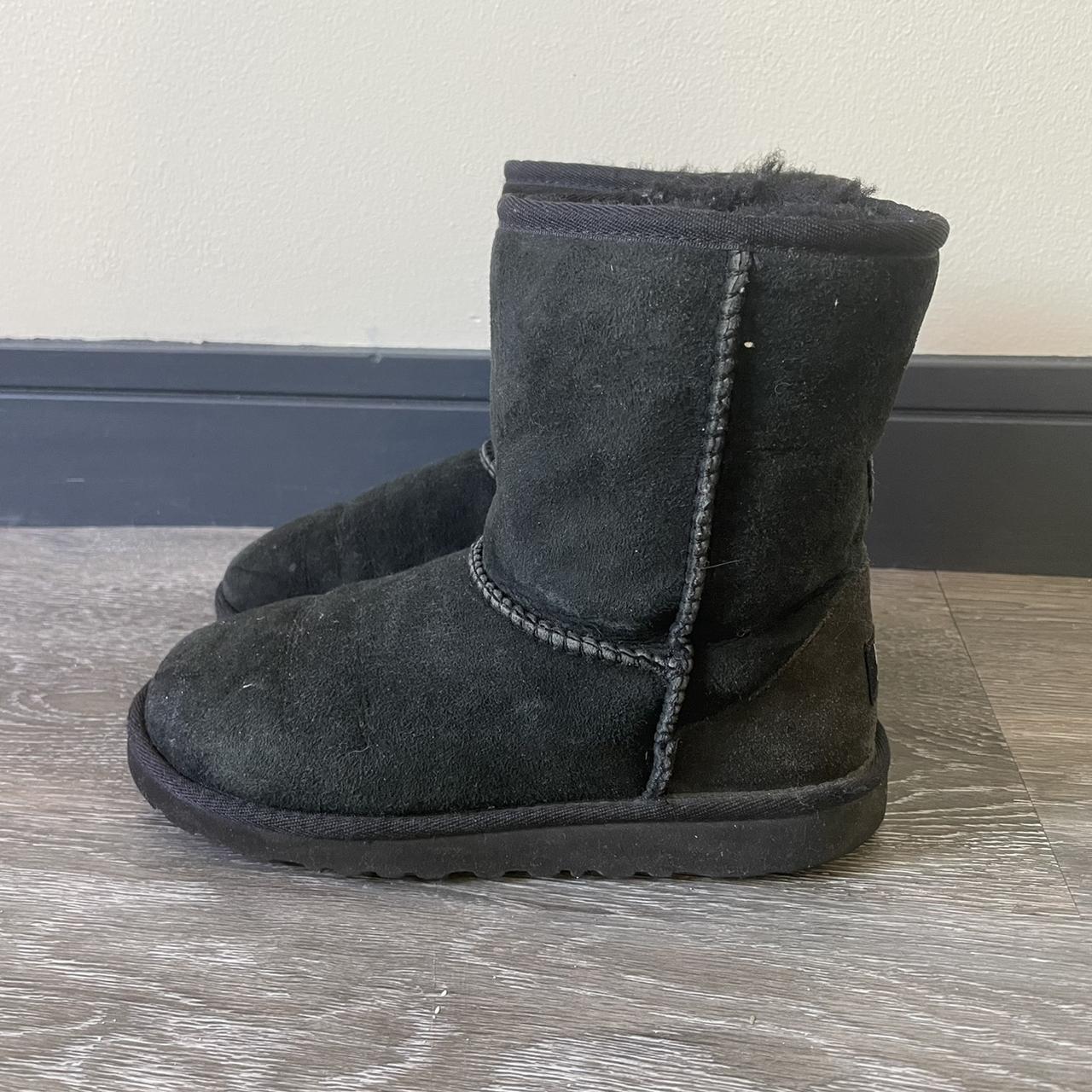 UGG classic short black boots signs of wear, still... - Depop