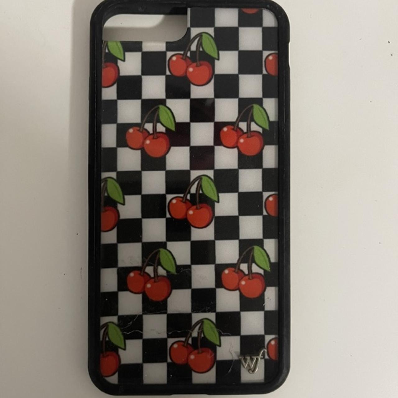 🍒CHECKERED CHERRY WILDFLOWER CASE🍒 -iphone 6/7/8... - Depop