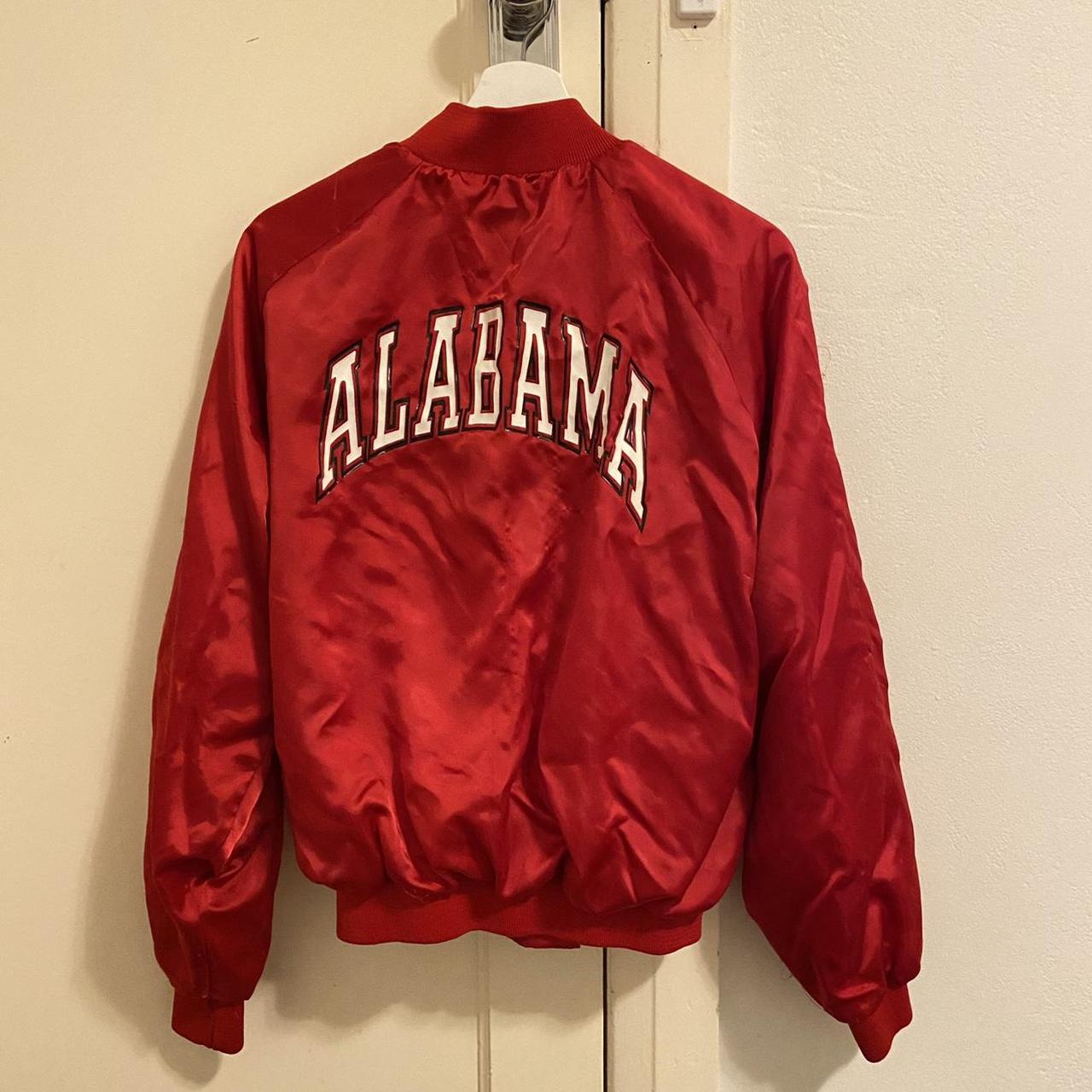 VINTAGE ALABAMA SATIN BOMBER JACKET MED on... - Depop