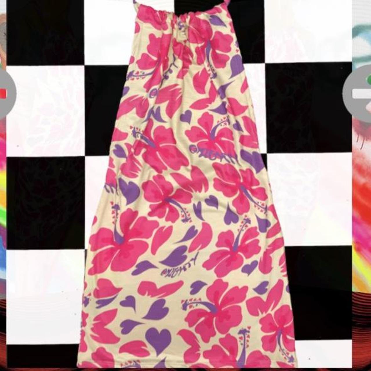 Omighty aloha halter dress Only worn for once, in... - Depop