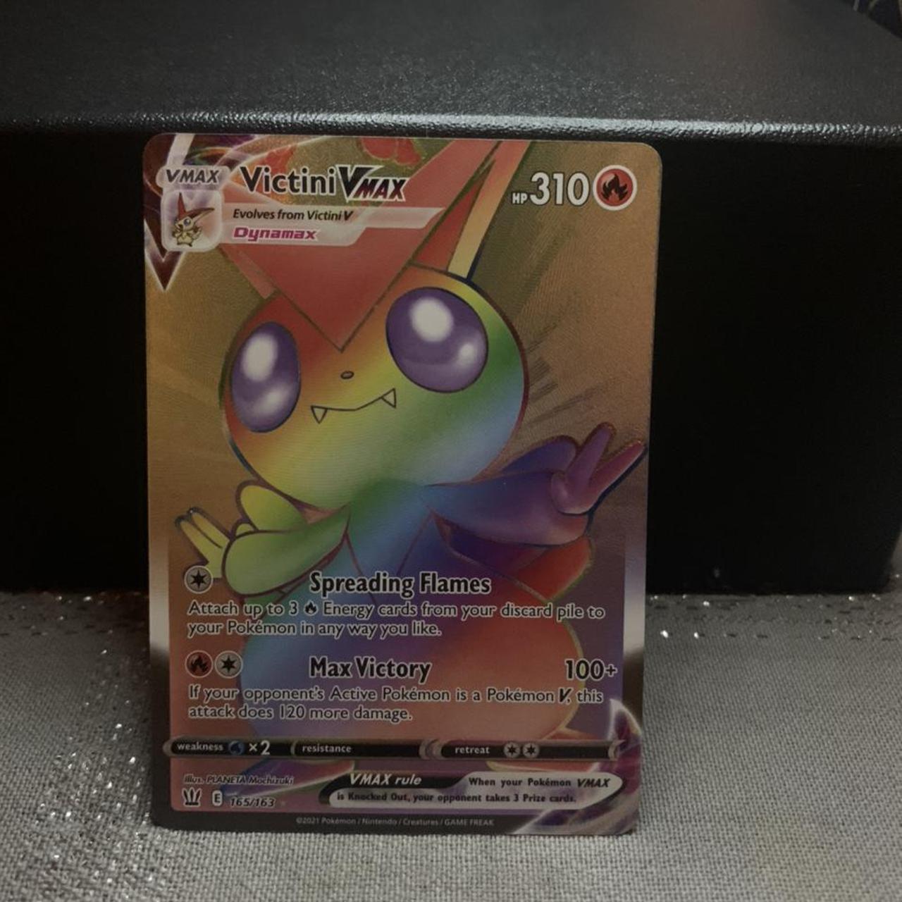 Ultra Rare Victini VMAX 165/163 Holo Full Art Hyper... - Depop