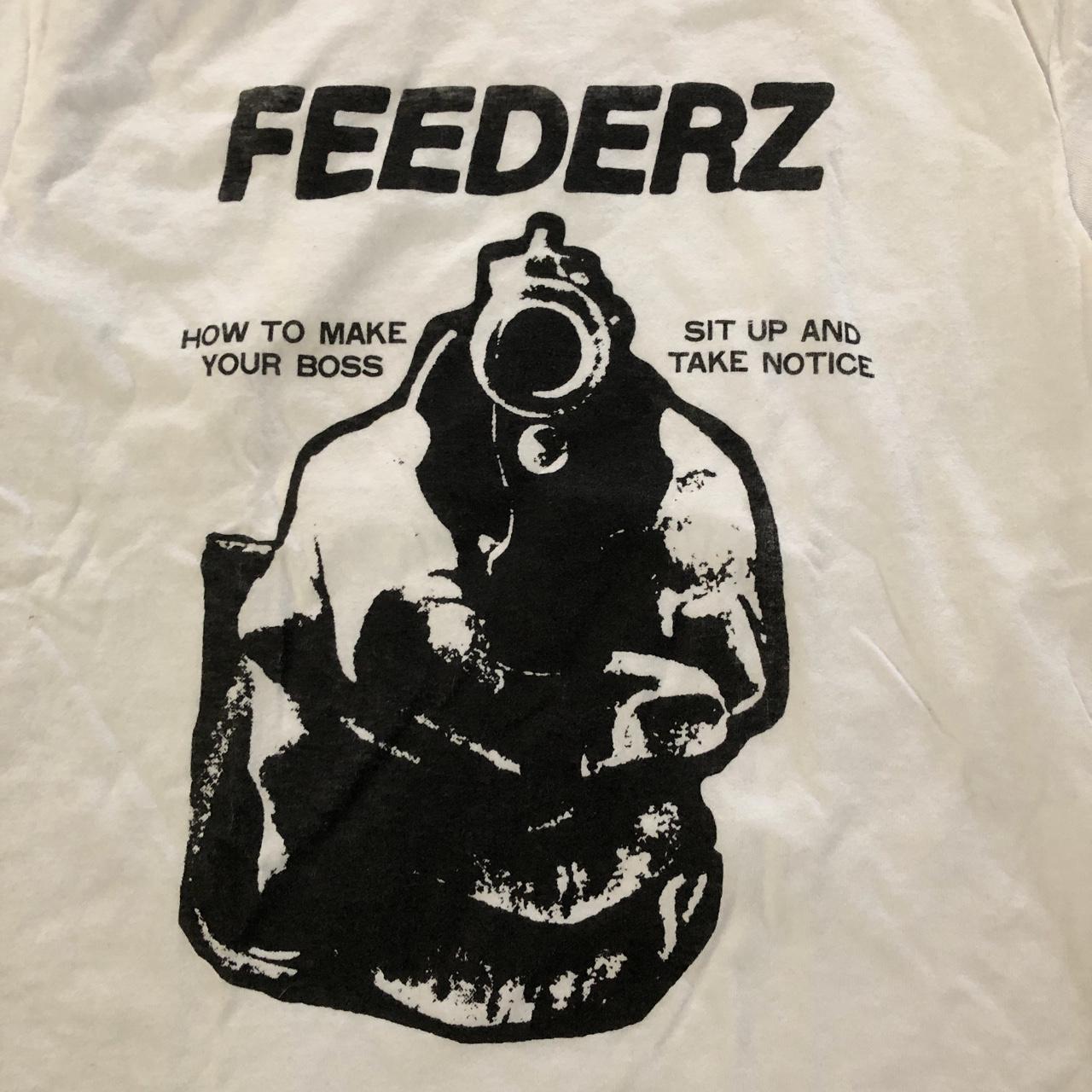 #Feederz - bootleg tee Print a little... - Depop