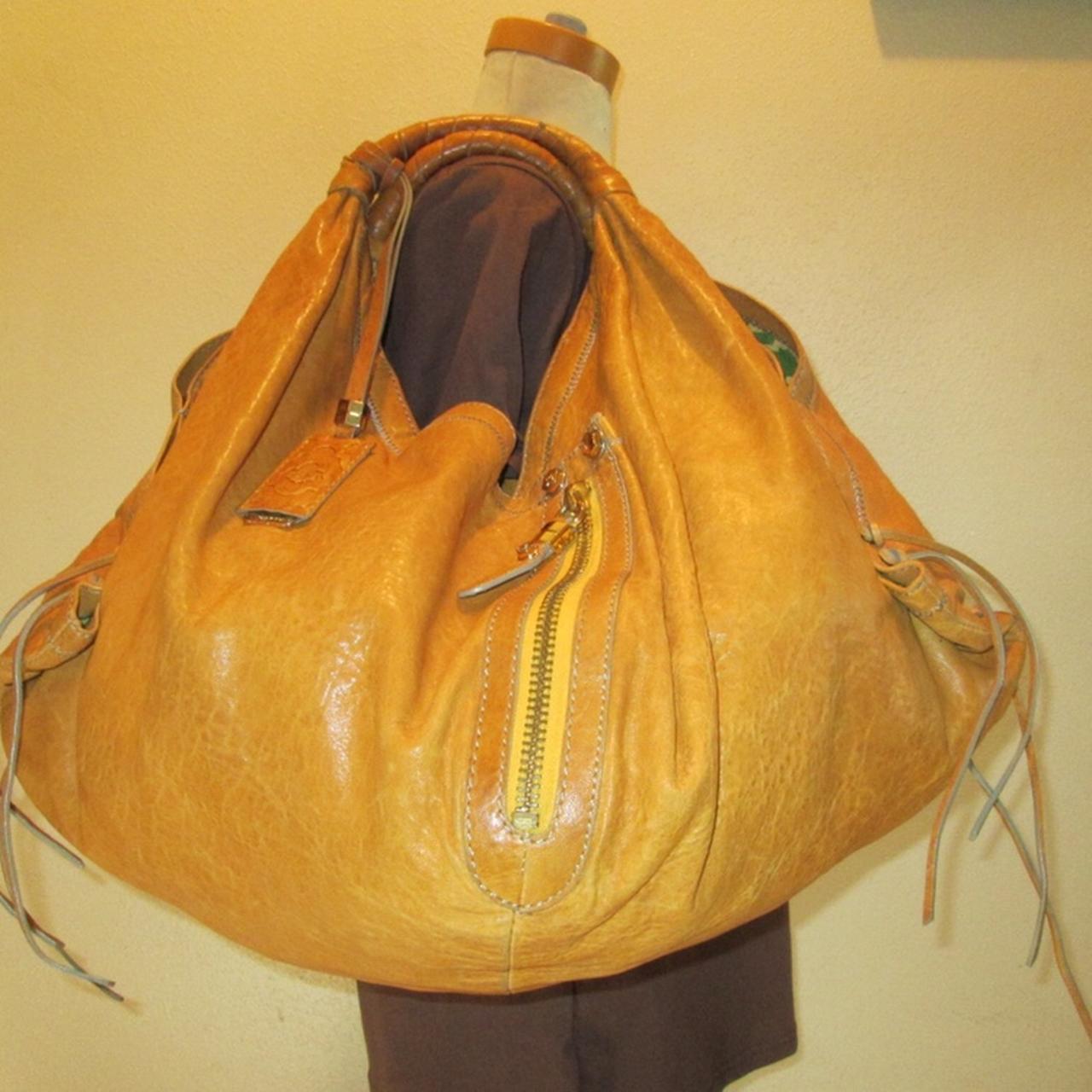 FINAL SALE Xlarge Brown YANY Hobo Bag measures 23" X... - Depop