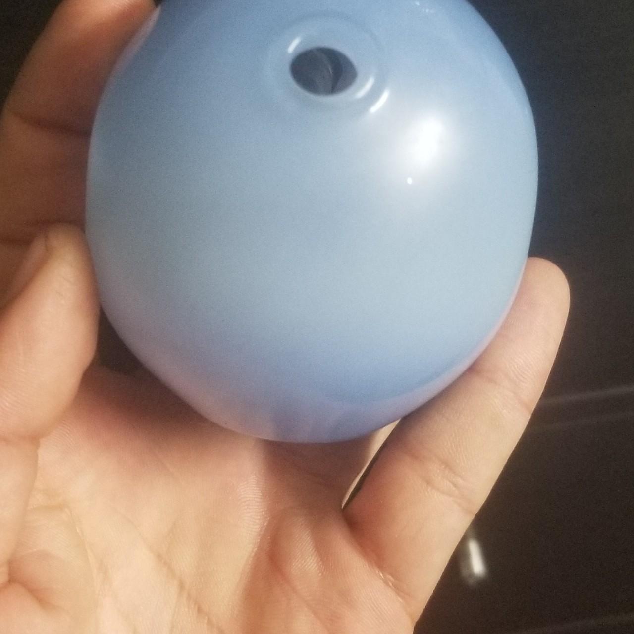 Beautiful custom sphere glass by domino, 10mm 2 hole... - Depop