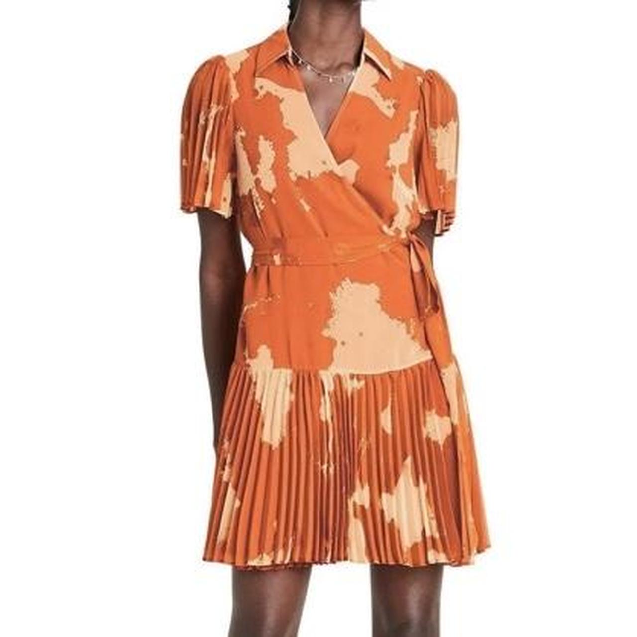 Alexis Women's Orange Dress | Depop