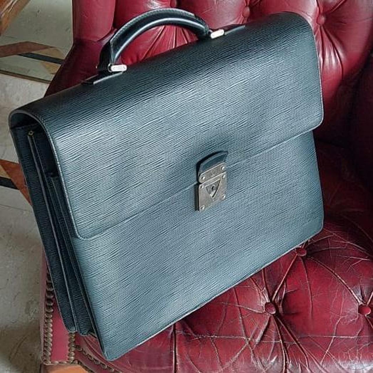 Louis Vuitton briefcase Louis Vuitton file... - Depop