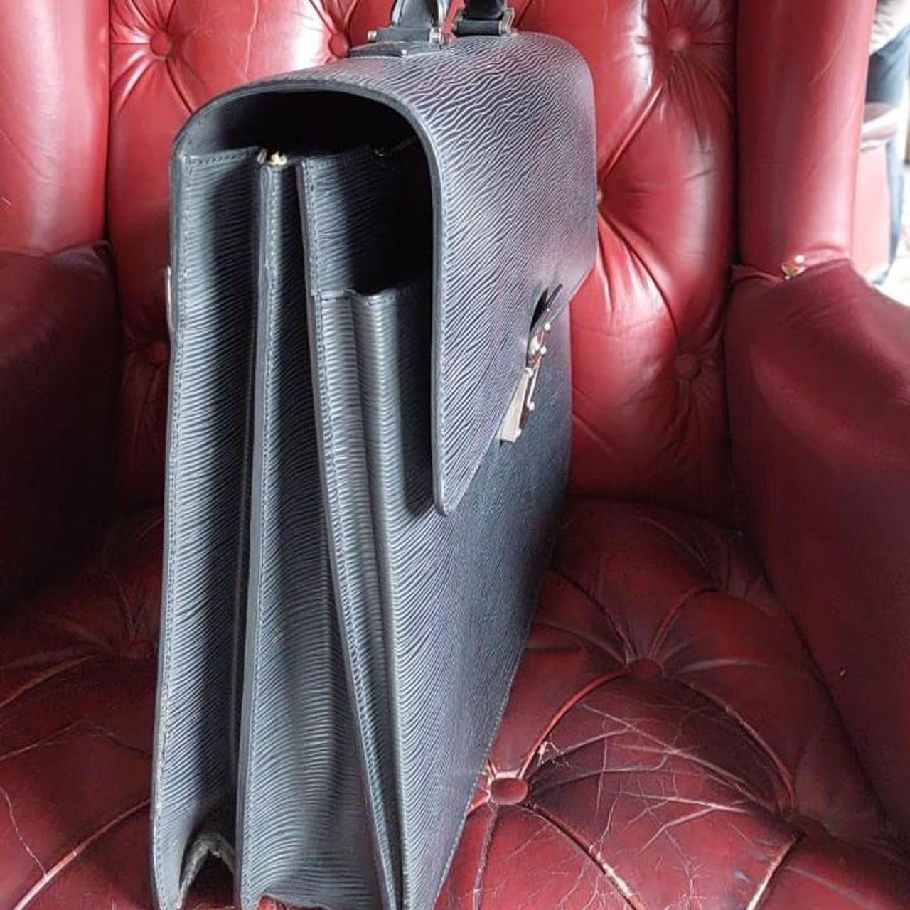 Louis Vuitton briefcase Louis Vuitton file... - Depop