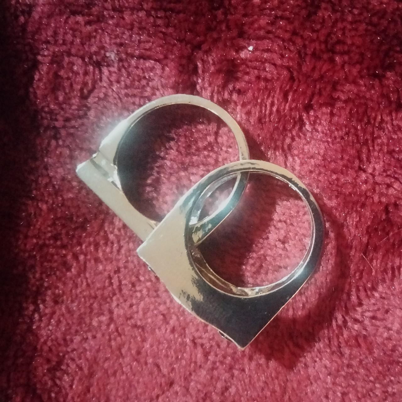 Skull pocket ring. 2 in 1. Size 9. - Depop