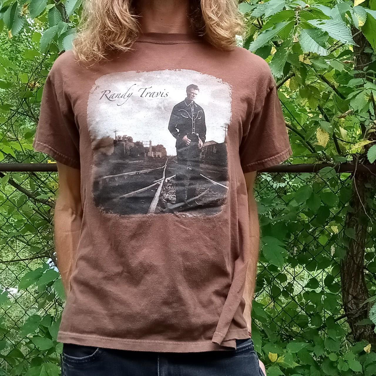 Y2K Randy Travis Glory Train t-shirt, in great... - Depop