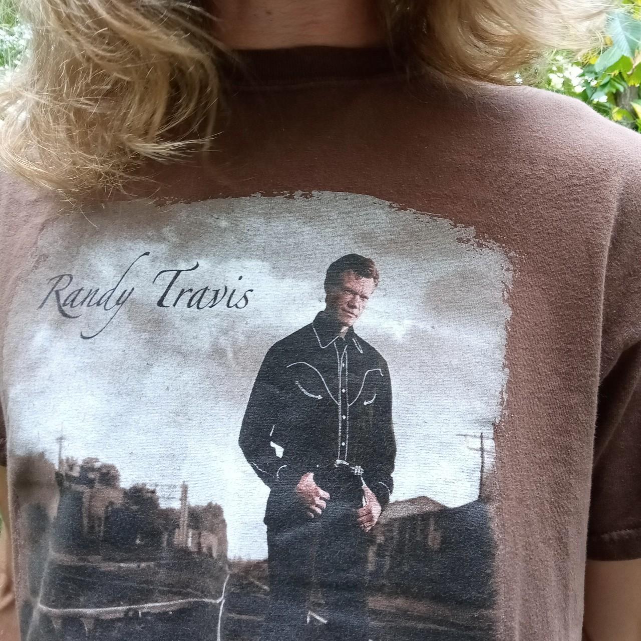 Y2K Randy Travis Glory Train t-shirt, in great... - Depop