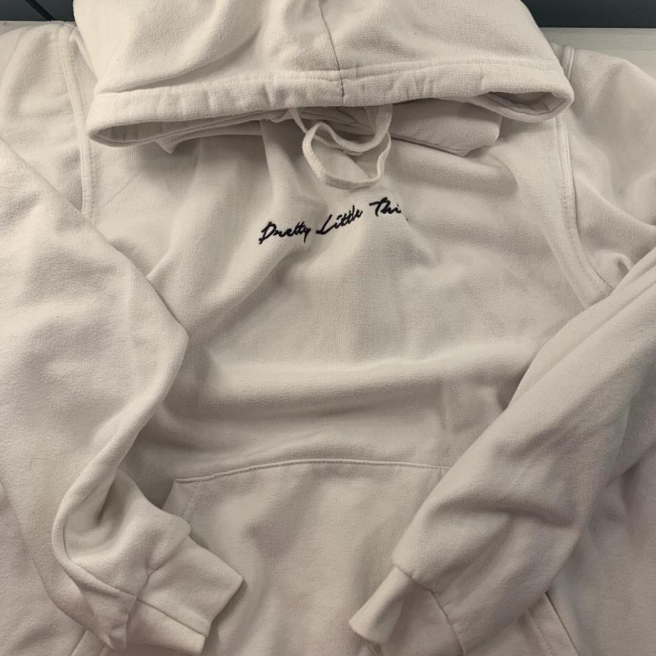 White oversized jumper Minor stain Size s - Depop