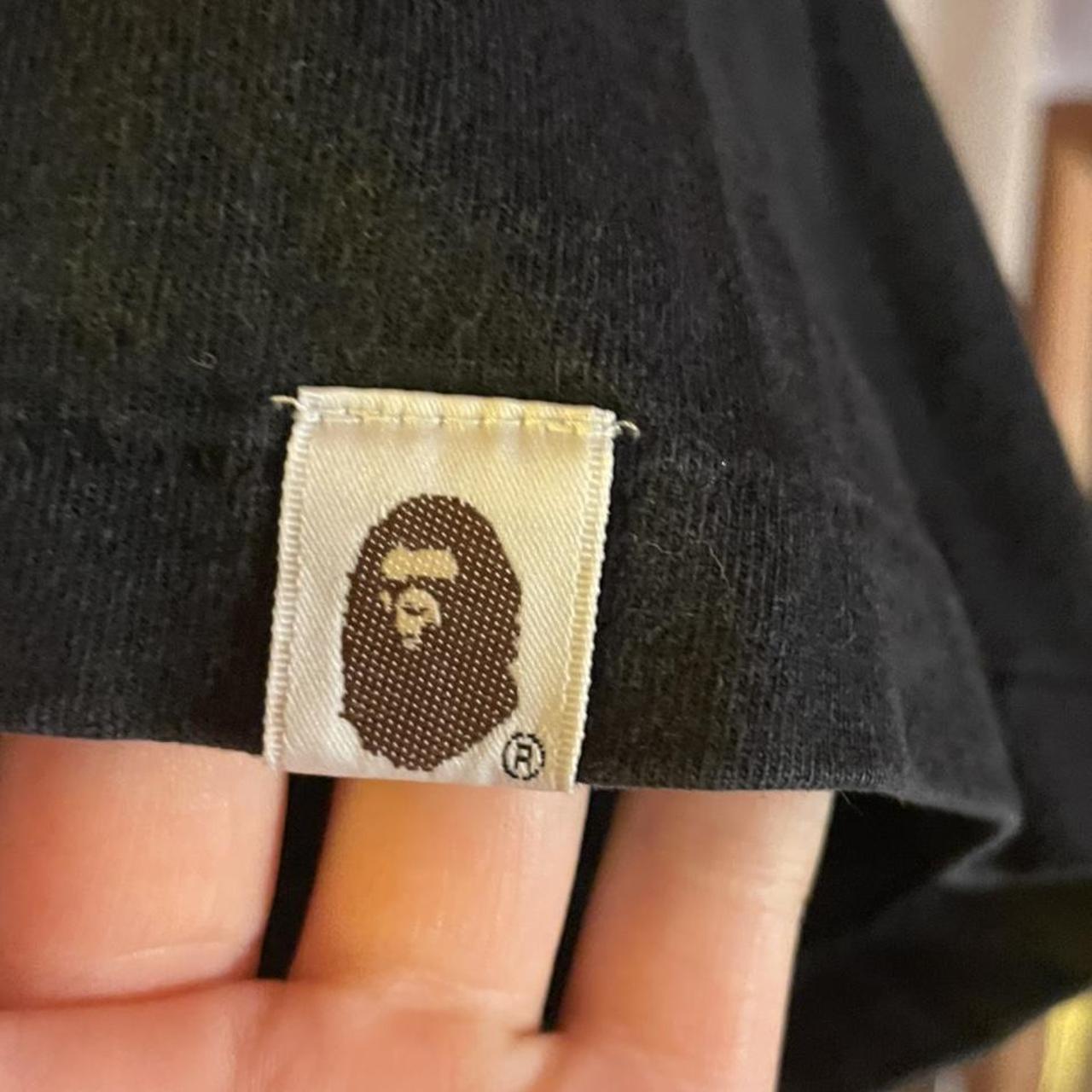 Pics of labels for the bape tee. - Depop