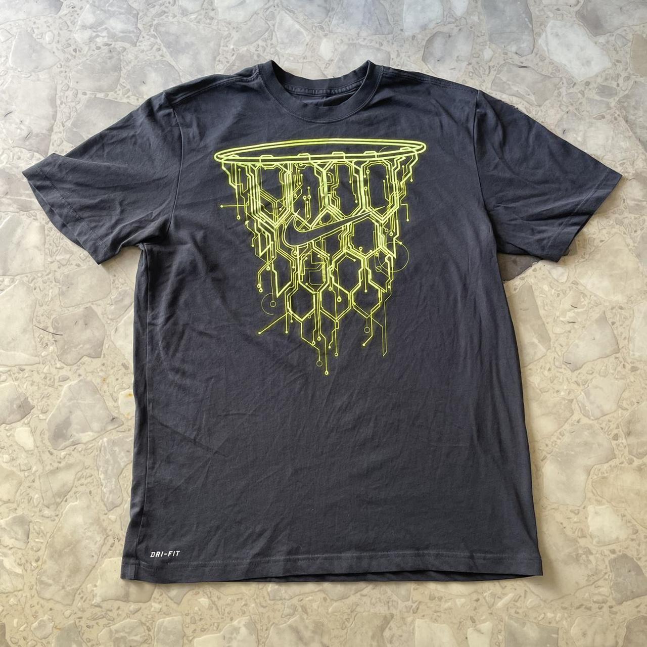 Nike Digital Basketball Hoop Dri-Fit Shirt in good... - Depop